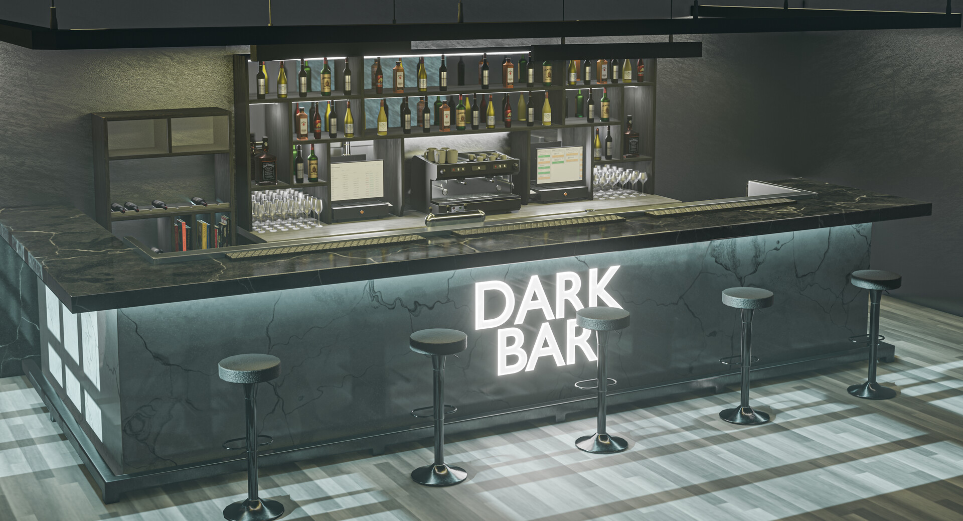 ArtStation - Dark Bar