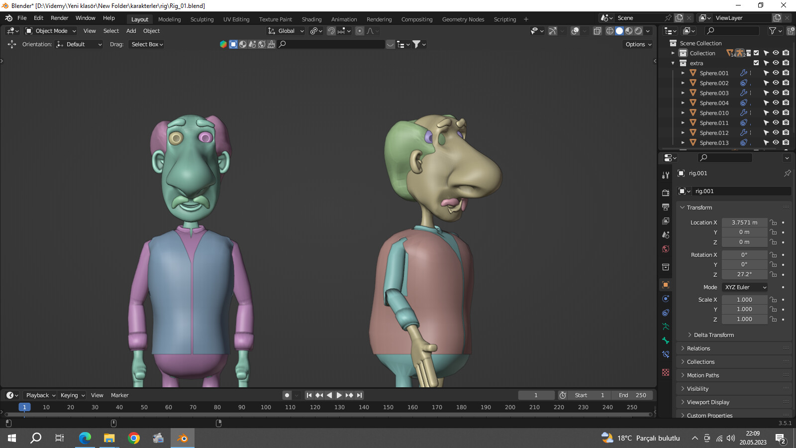ArtStation - Old Man Rig
