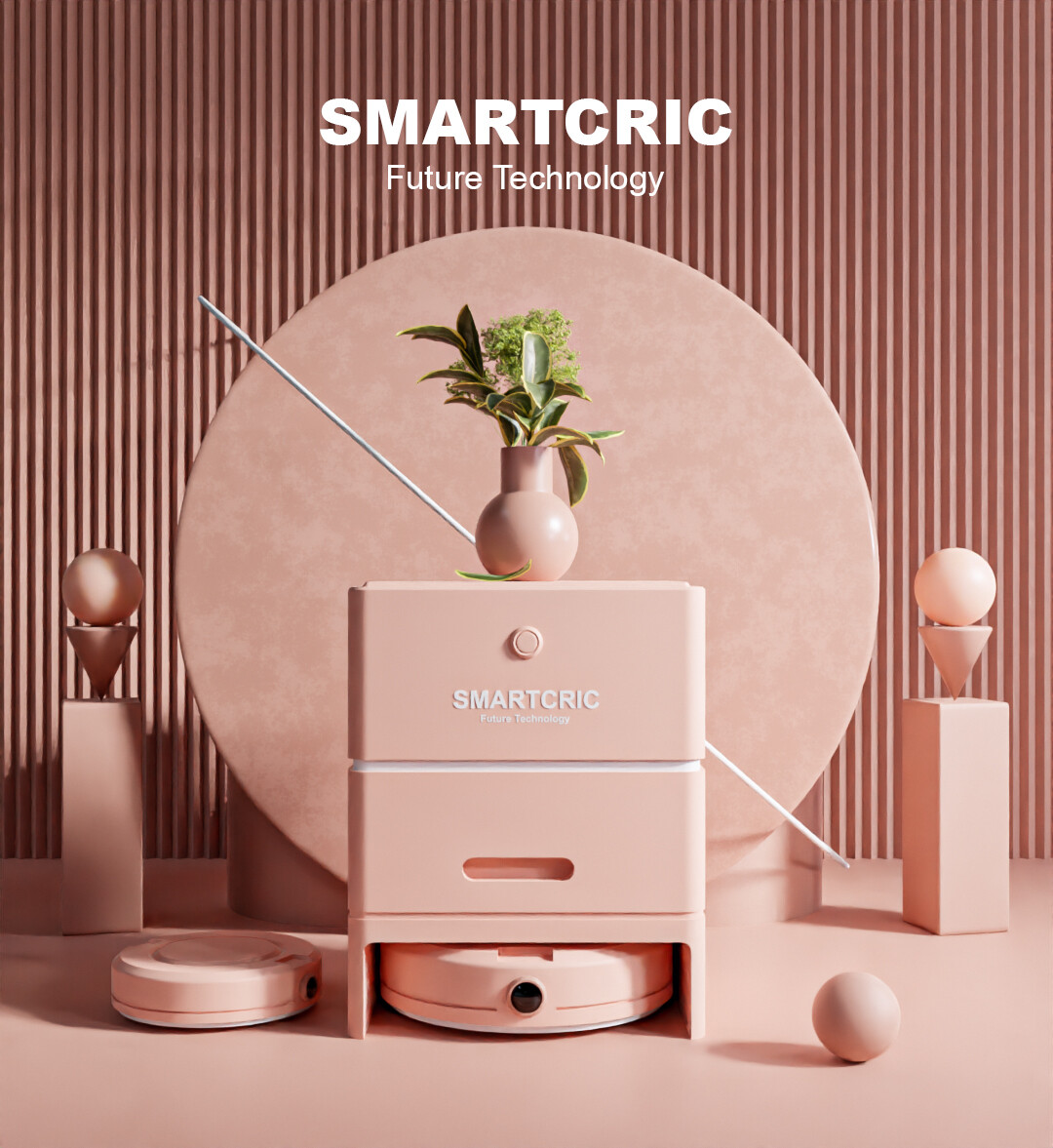 ArtStation - 3D modeling - clean robot