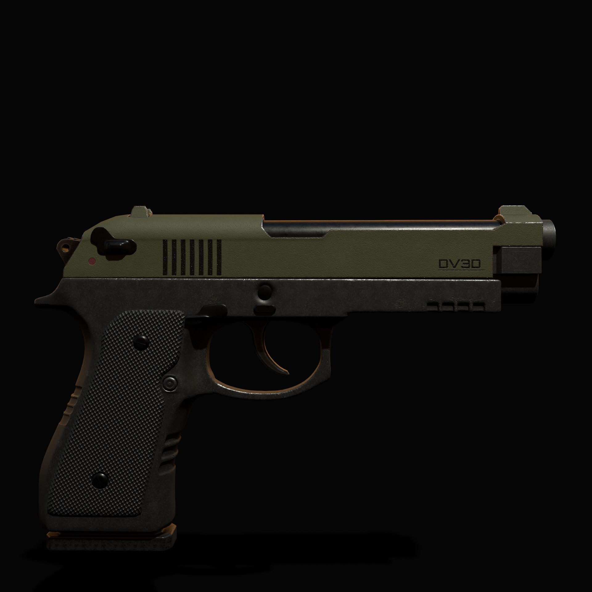 ArtStation - Beretta Style Pistol