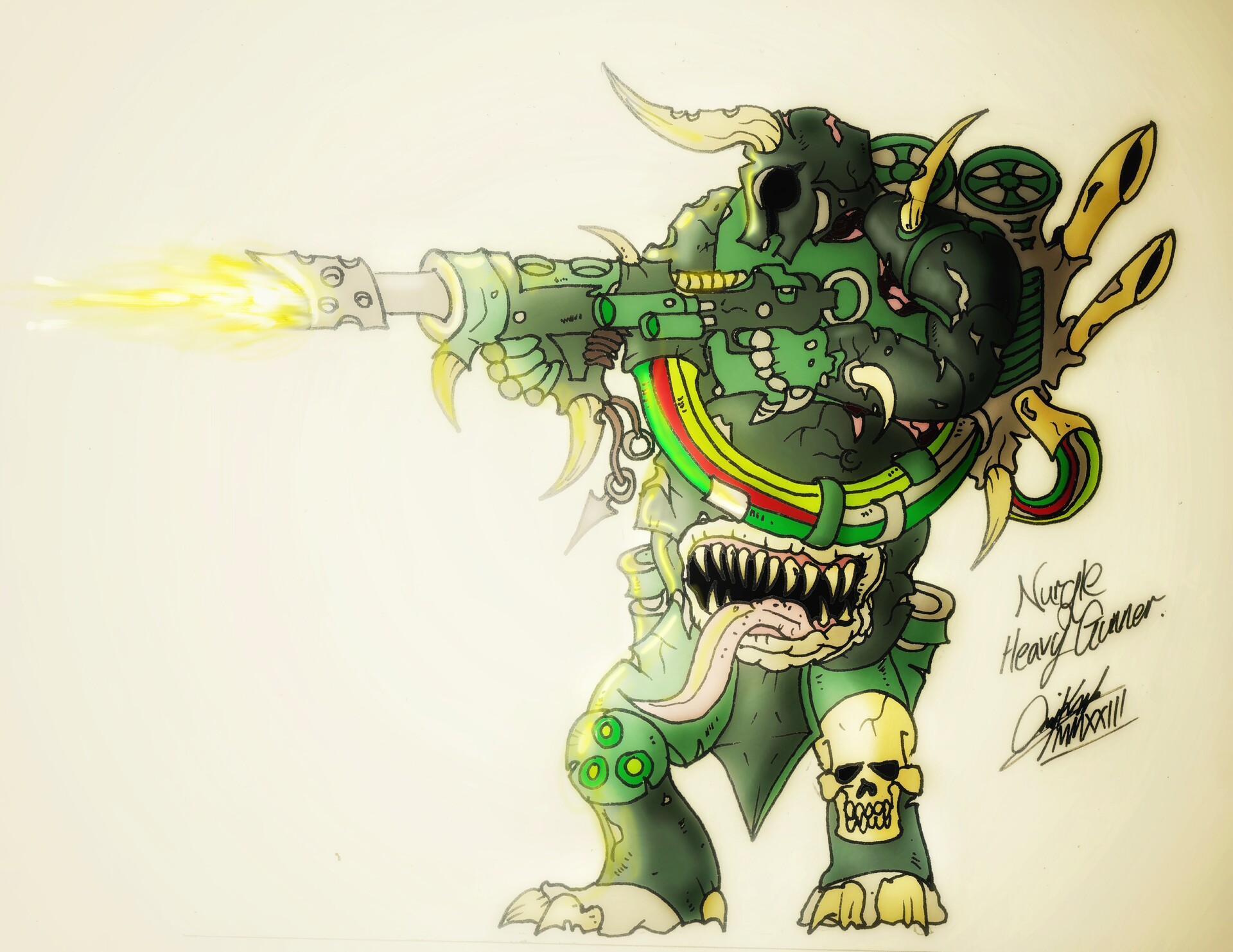 ArtStation - Nurgle Heavy Gunner