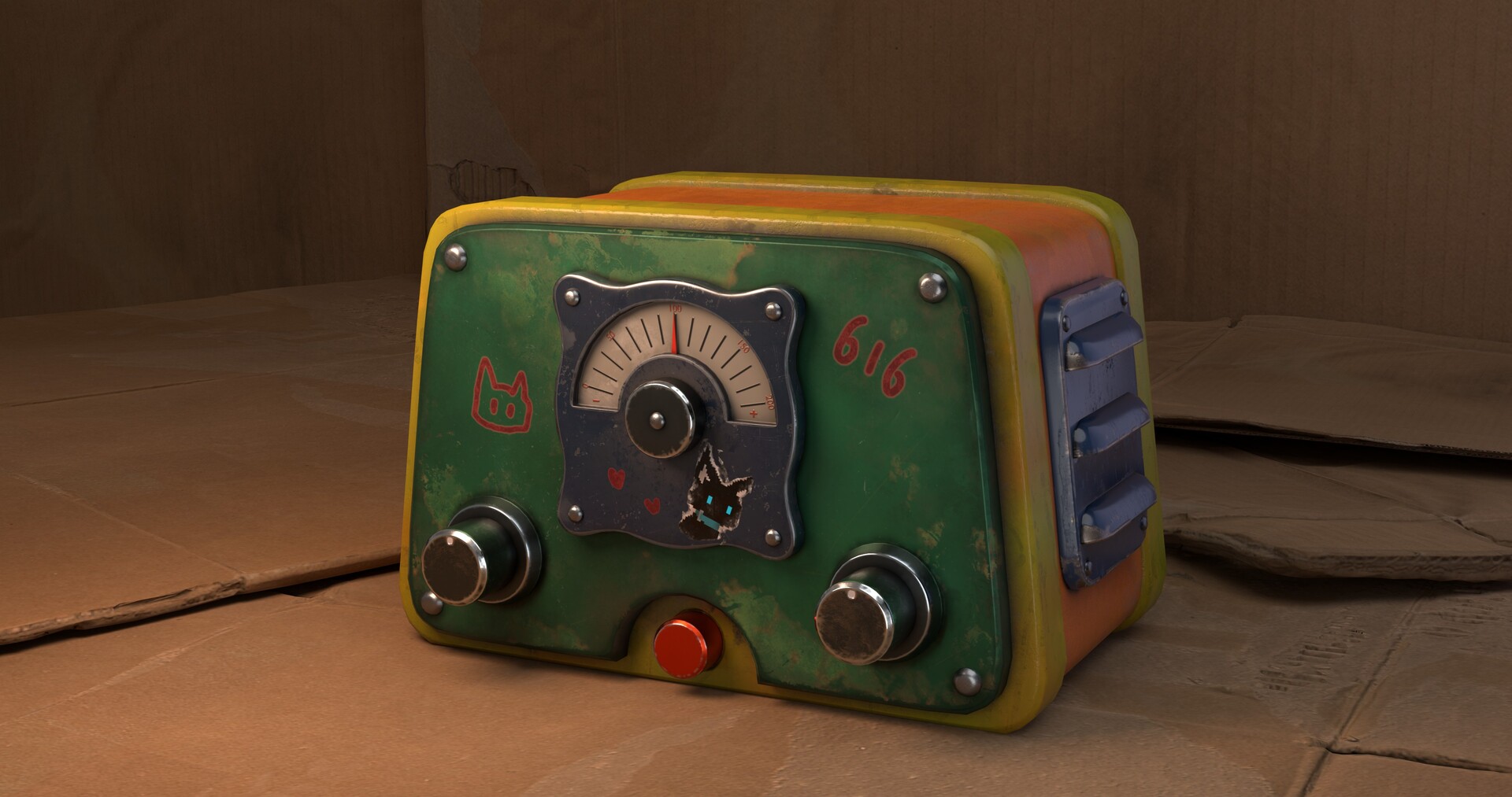 ArtStation - Cat radio