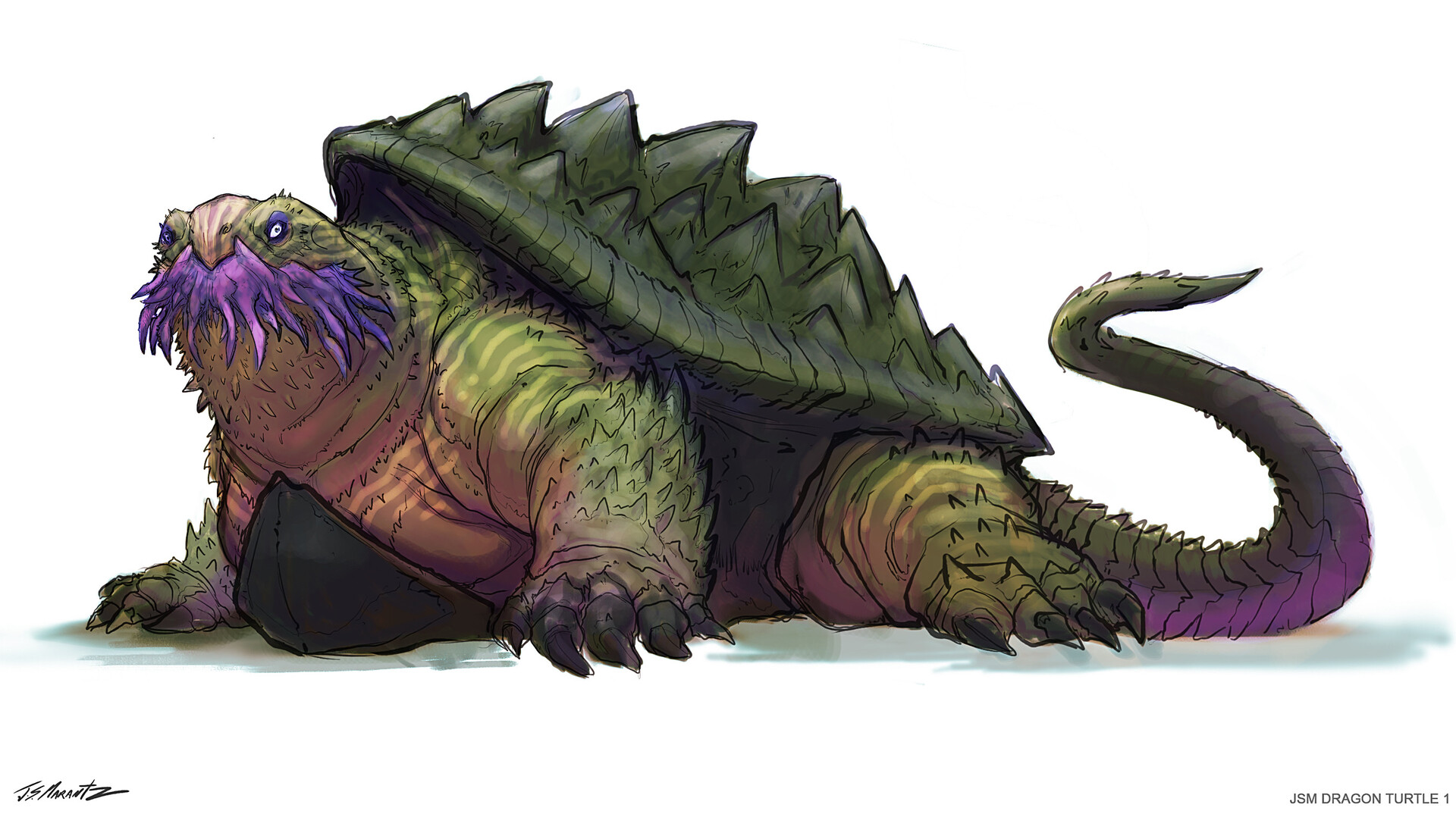 ArtStation - Turtle Creature Sketches