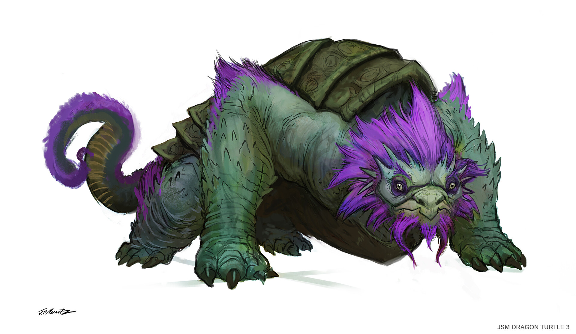 Jerad S. Marantz - Turtle Creature Sketches