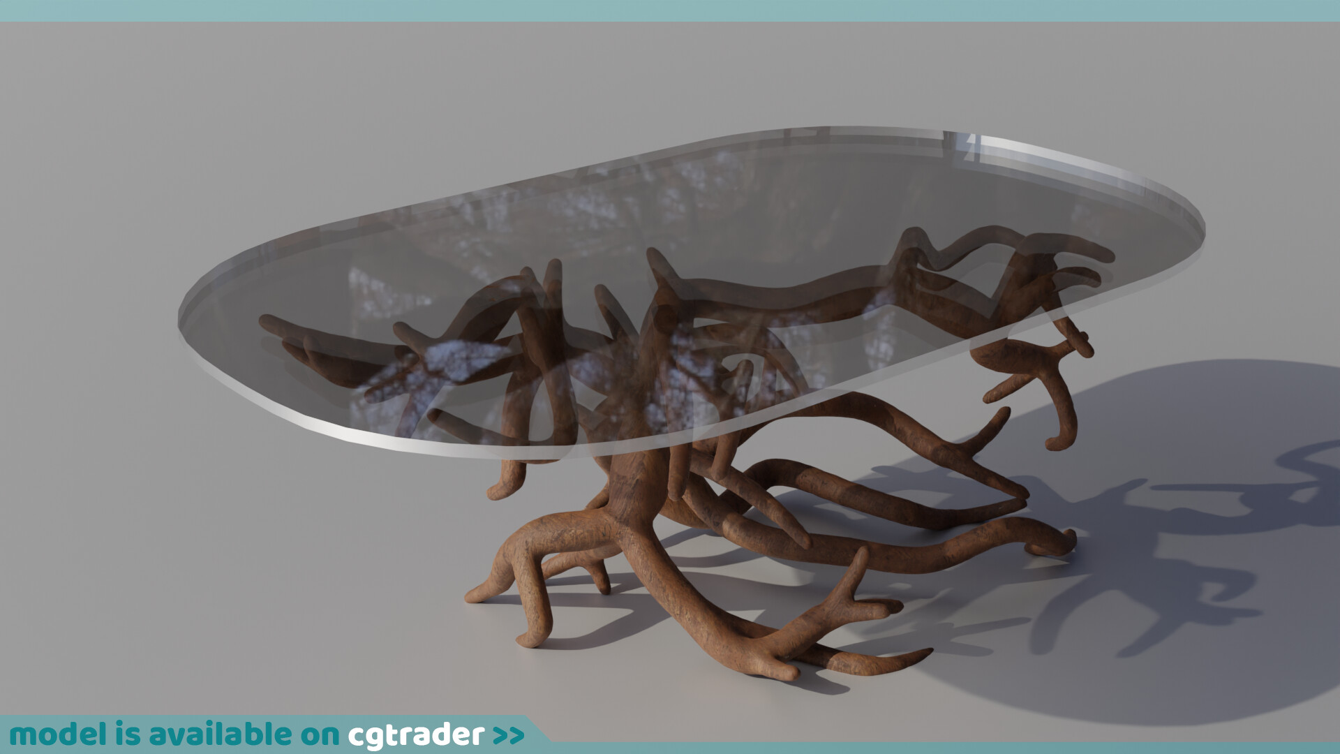 ArtStation - Organic roots Coffee Table (3D model)