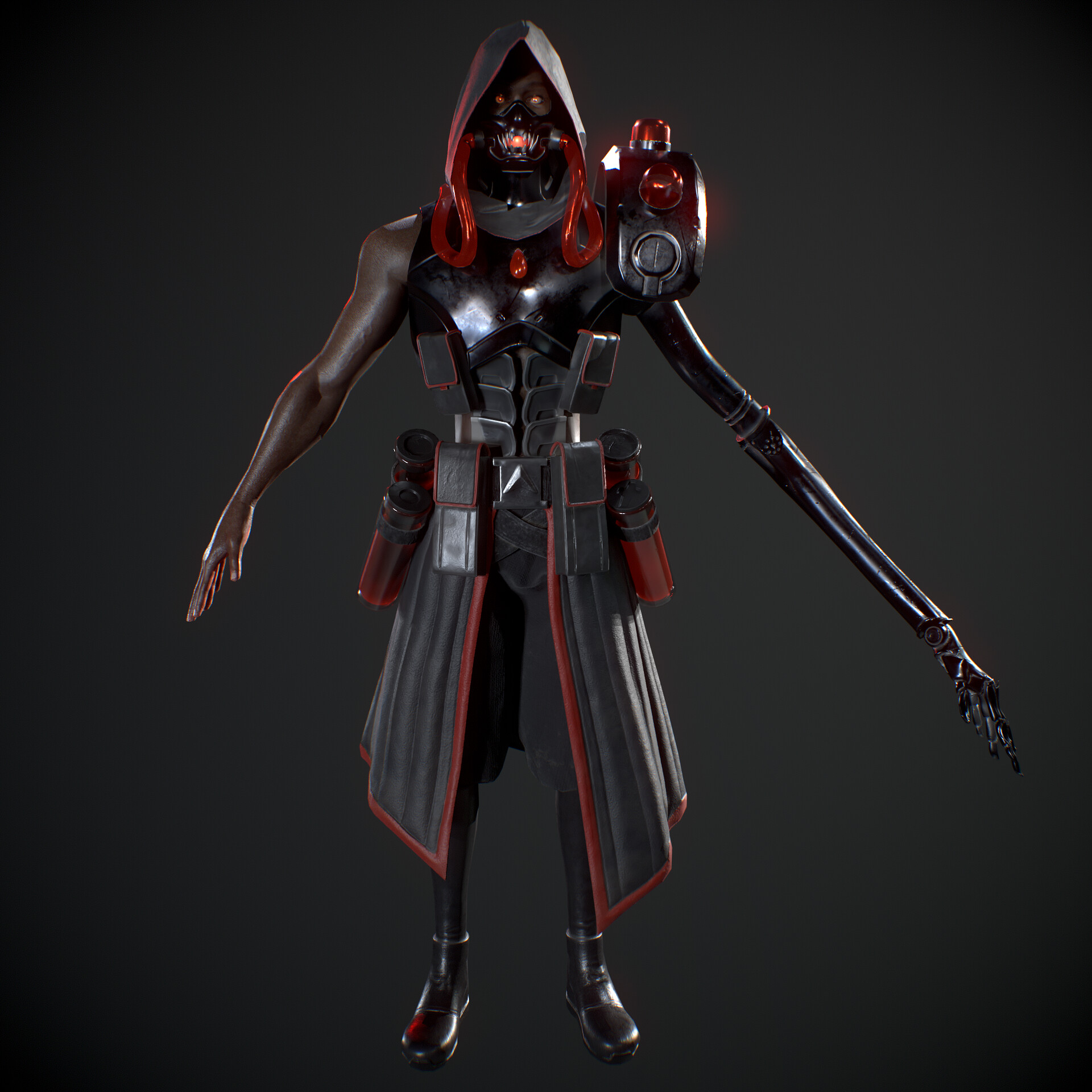 ArtStation - Cyber Vampire - Final