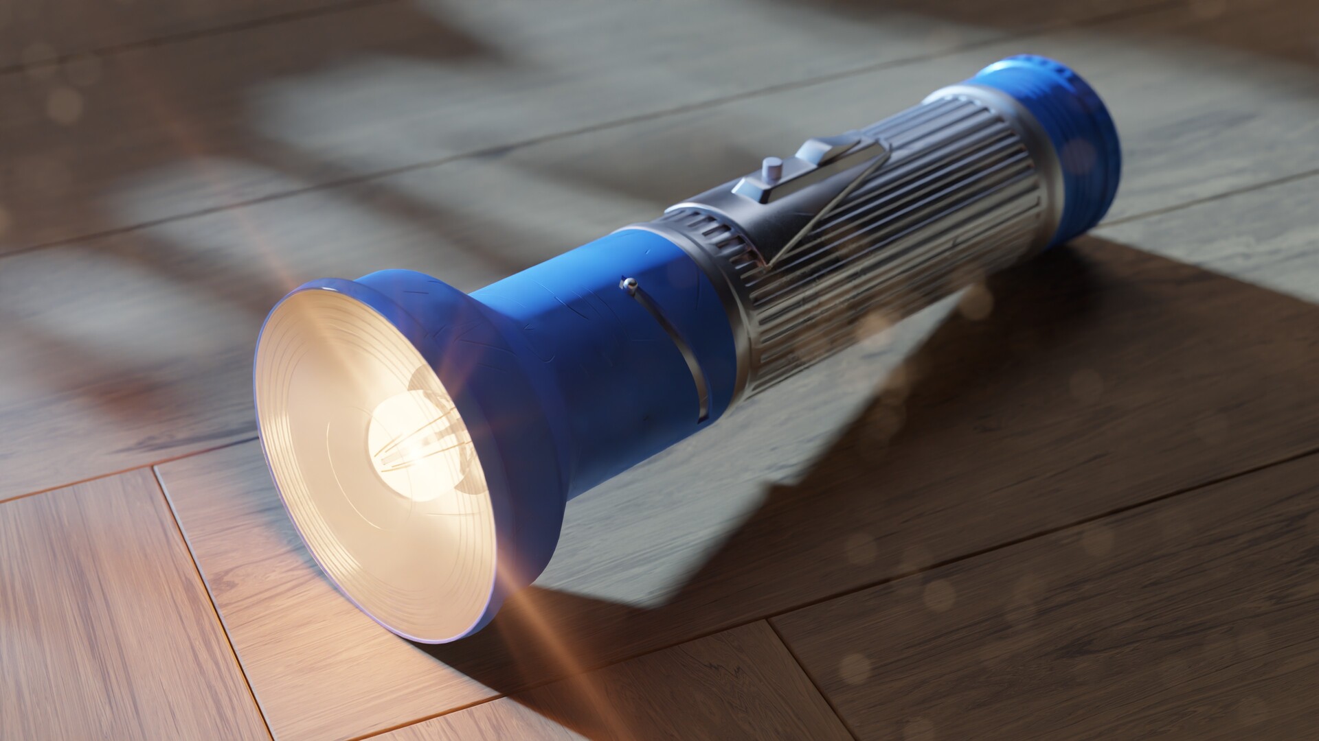 ArtStation - Vintage Flashlight - 3D Model