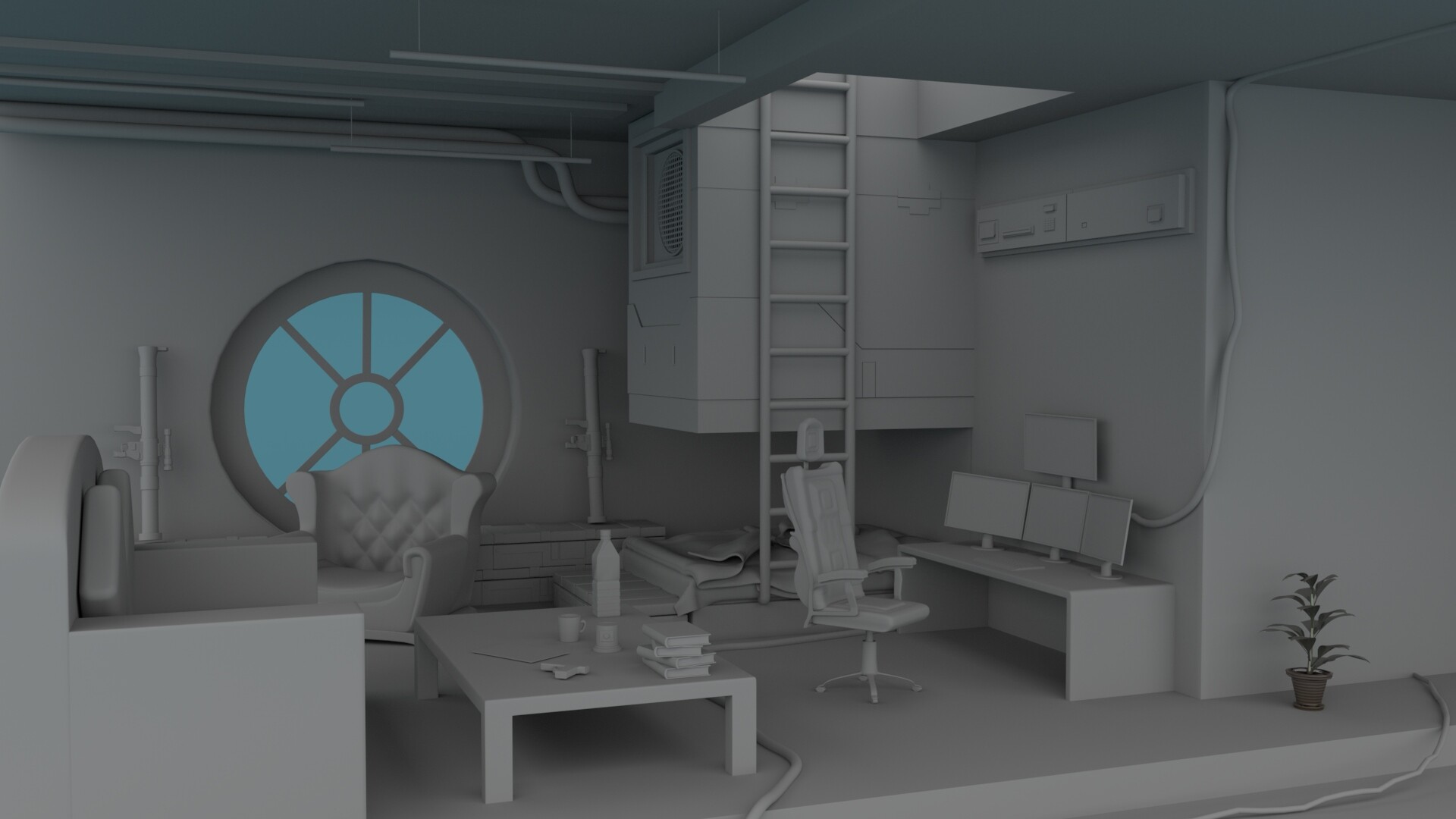 ArtStation - SiFi Room