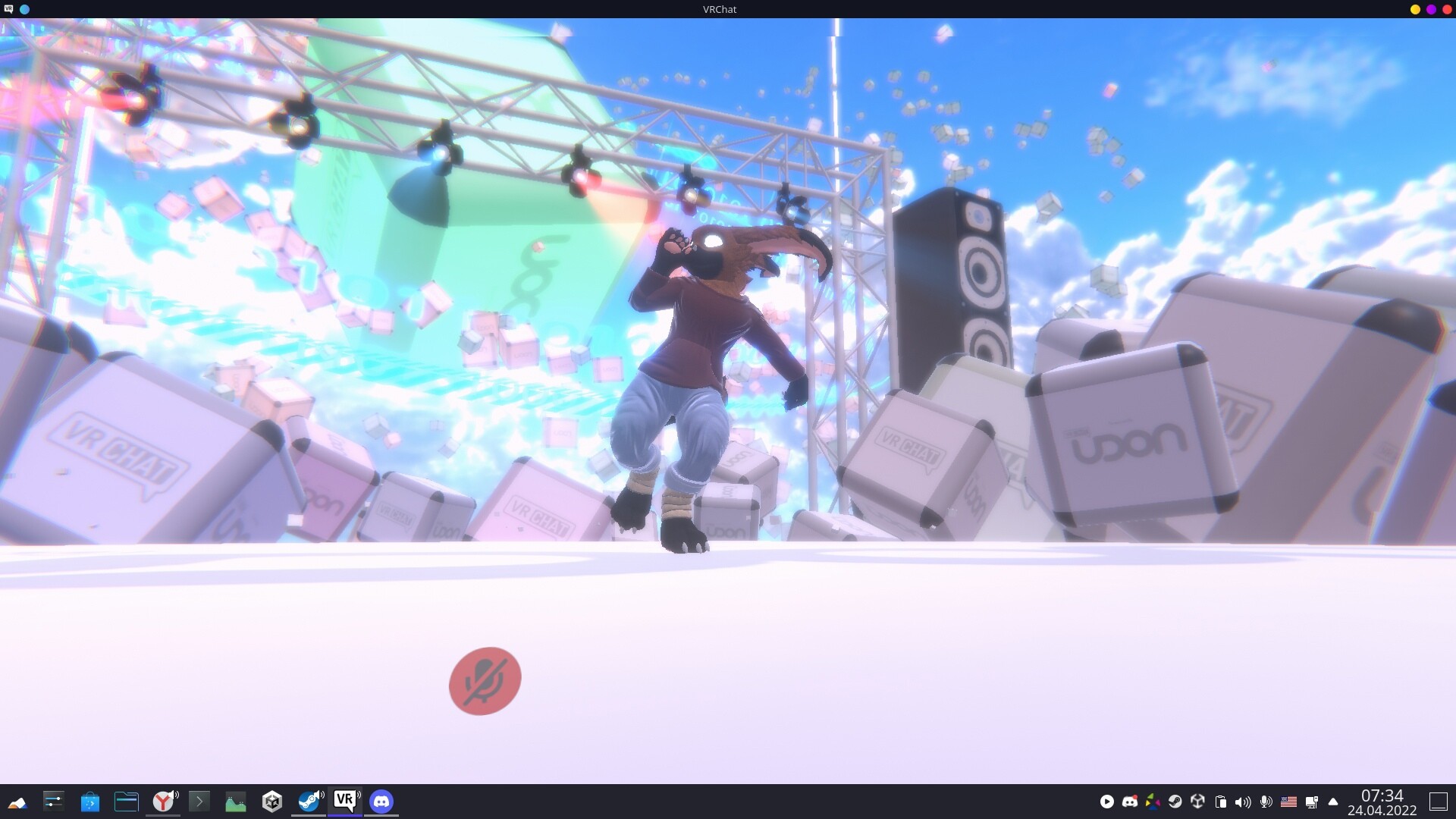 ArtStation - testing the furry shader in the game VR Chat