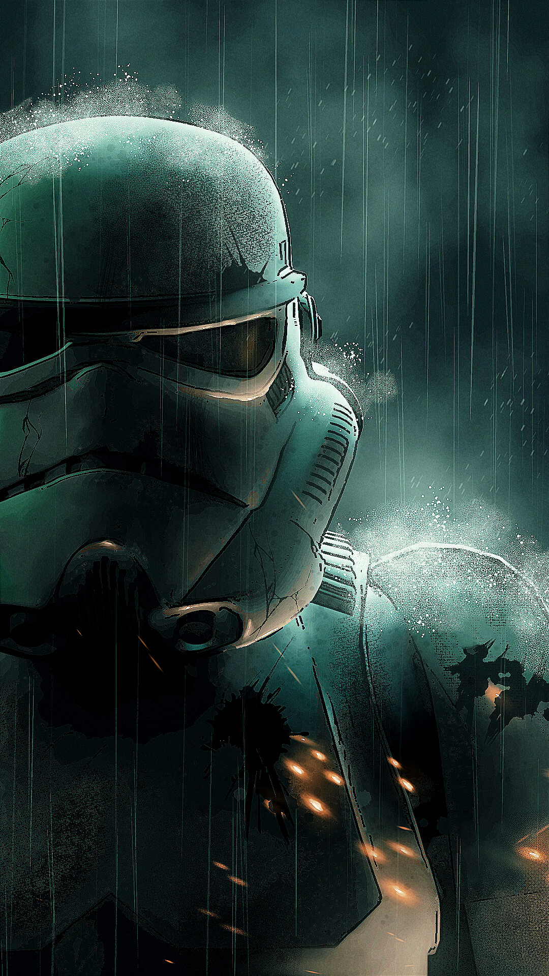 ArtStation - Rendering fanart Stormtrooper rain