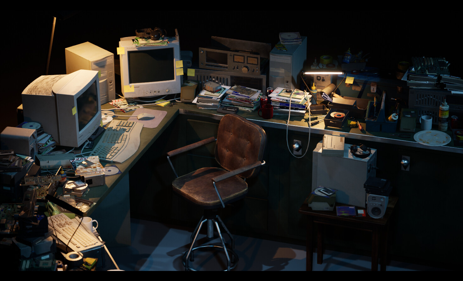 ArtStation - Computer Desks Relight