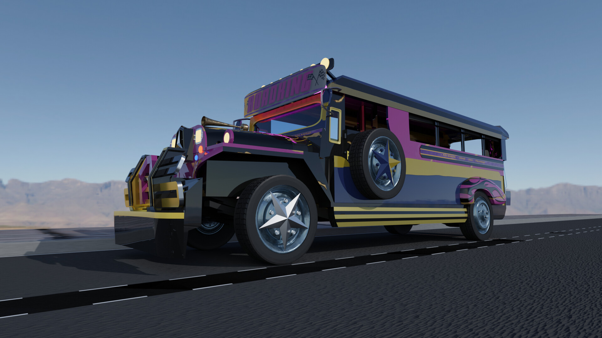 ArtStation - PHILIPPINE JEEPNEY