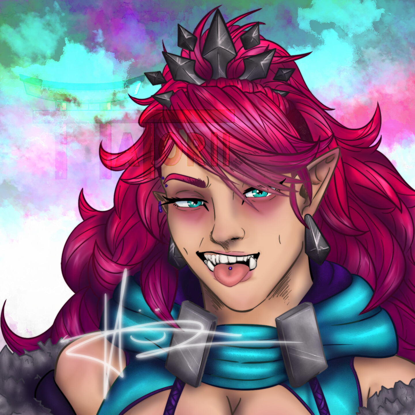 ArtStation - Melee headshot