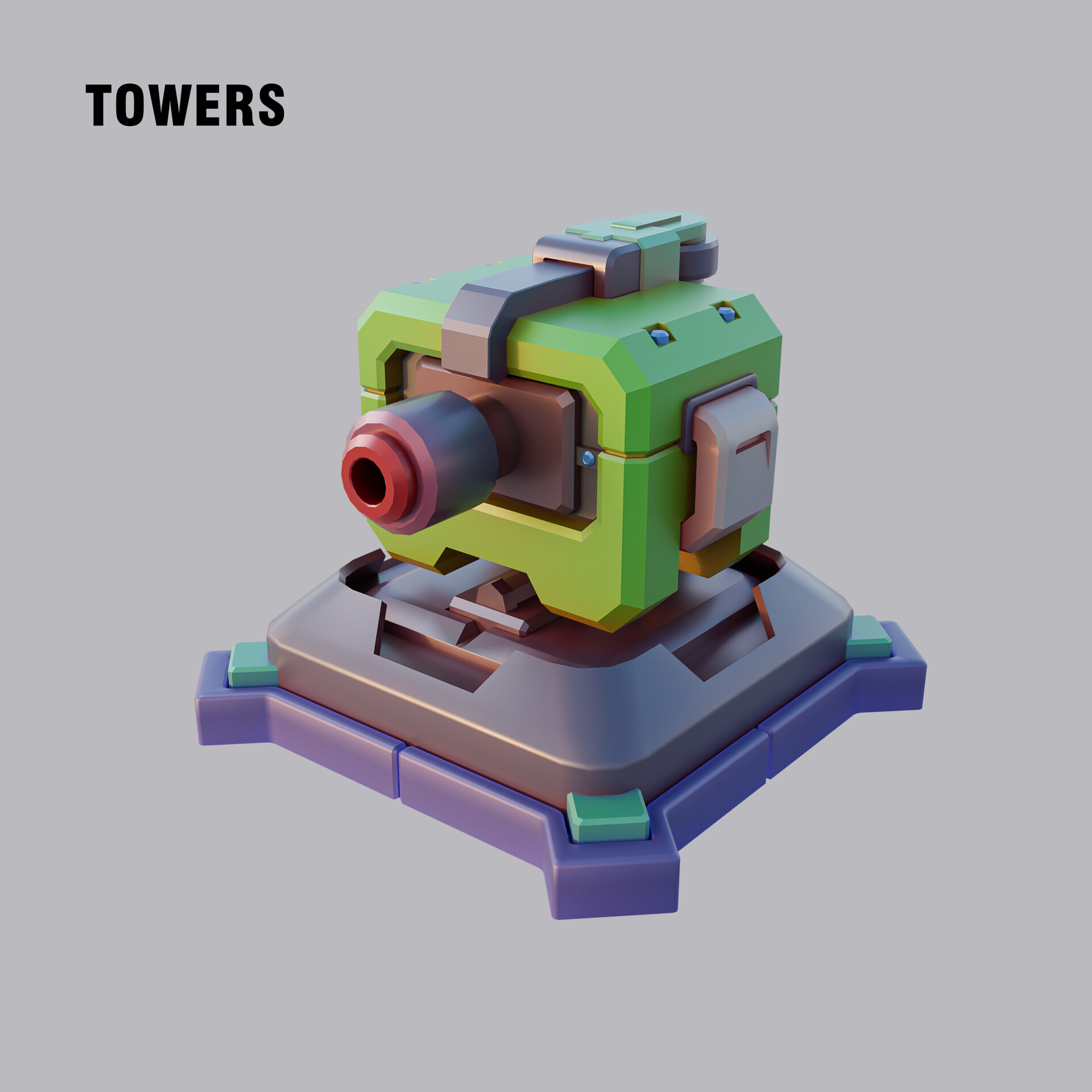 ArtStation - Tower Stylized Asset