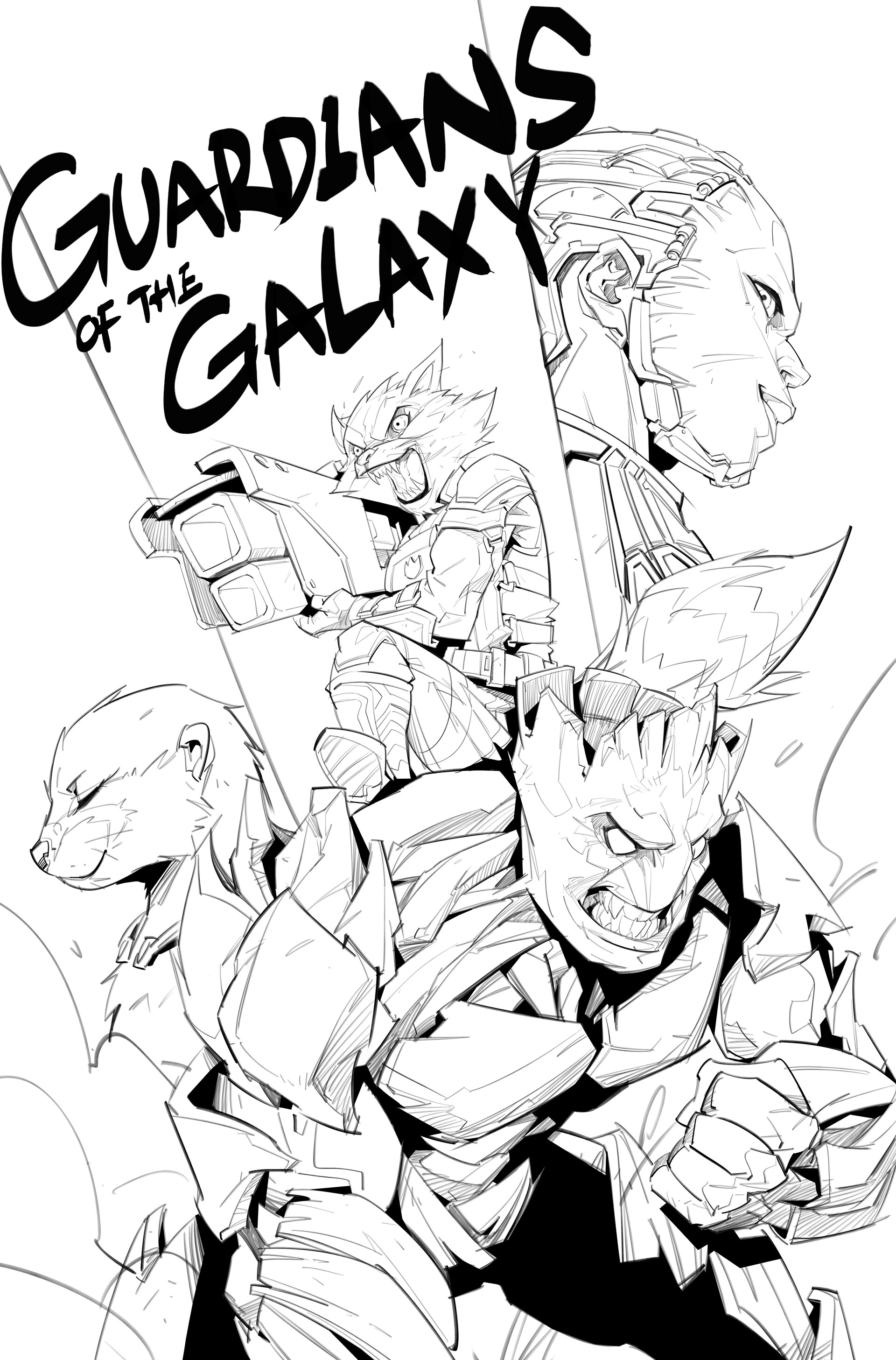 guardians of the galaxy 3 coloring pages