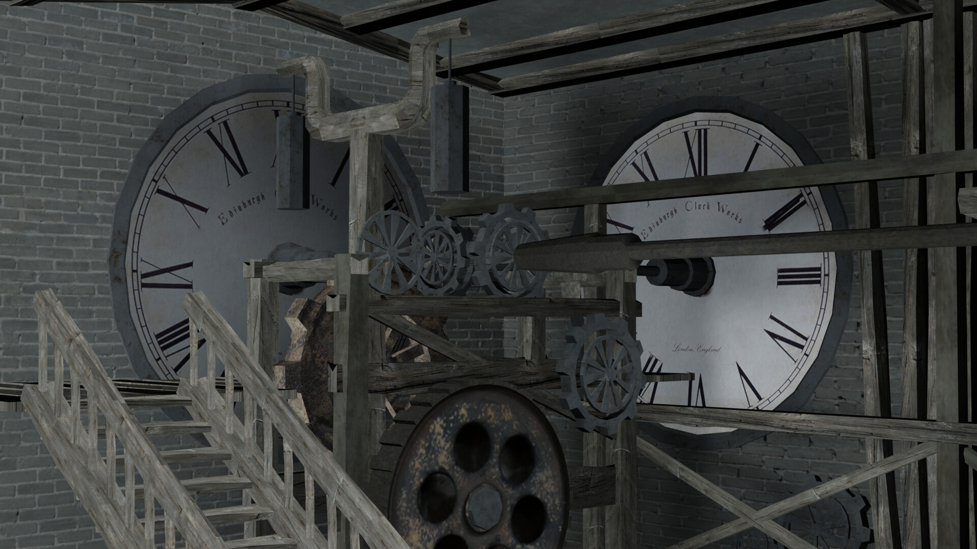 ArtStation - Old Fashioned Clock Tower