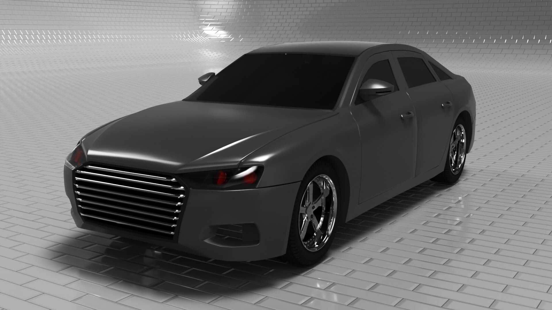 ArtStation - Car modelling Test Render (W.I.P)