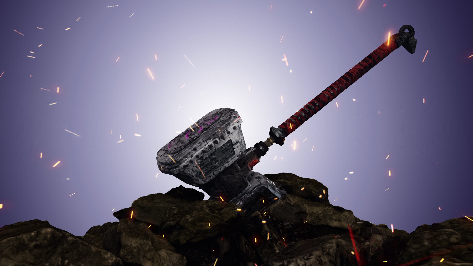 ArtStation - SMASHER : The modified Viking Hammer