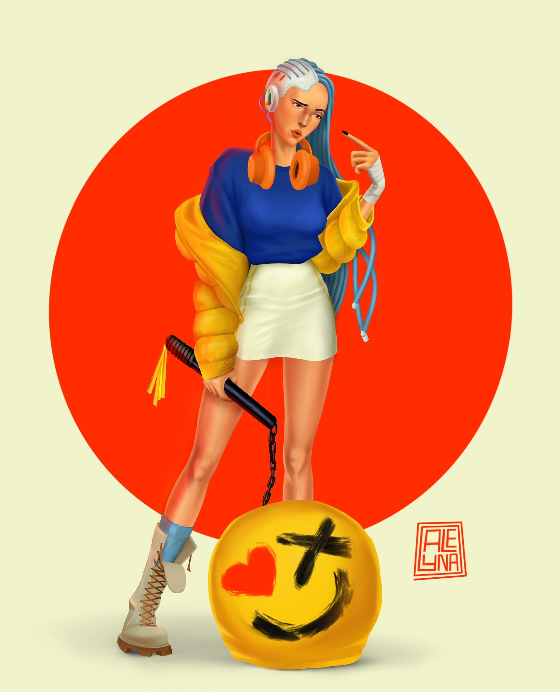 ArtStation - Cute Psycho girl