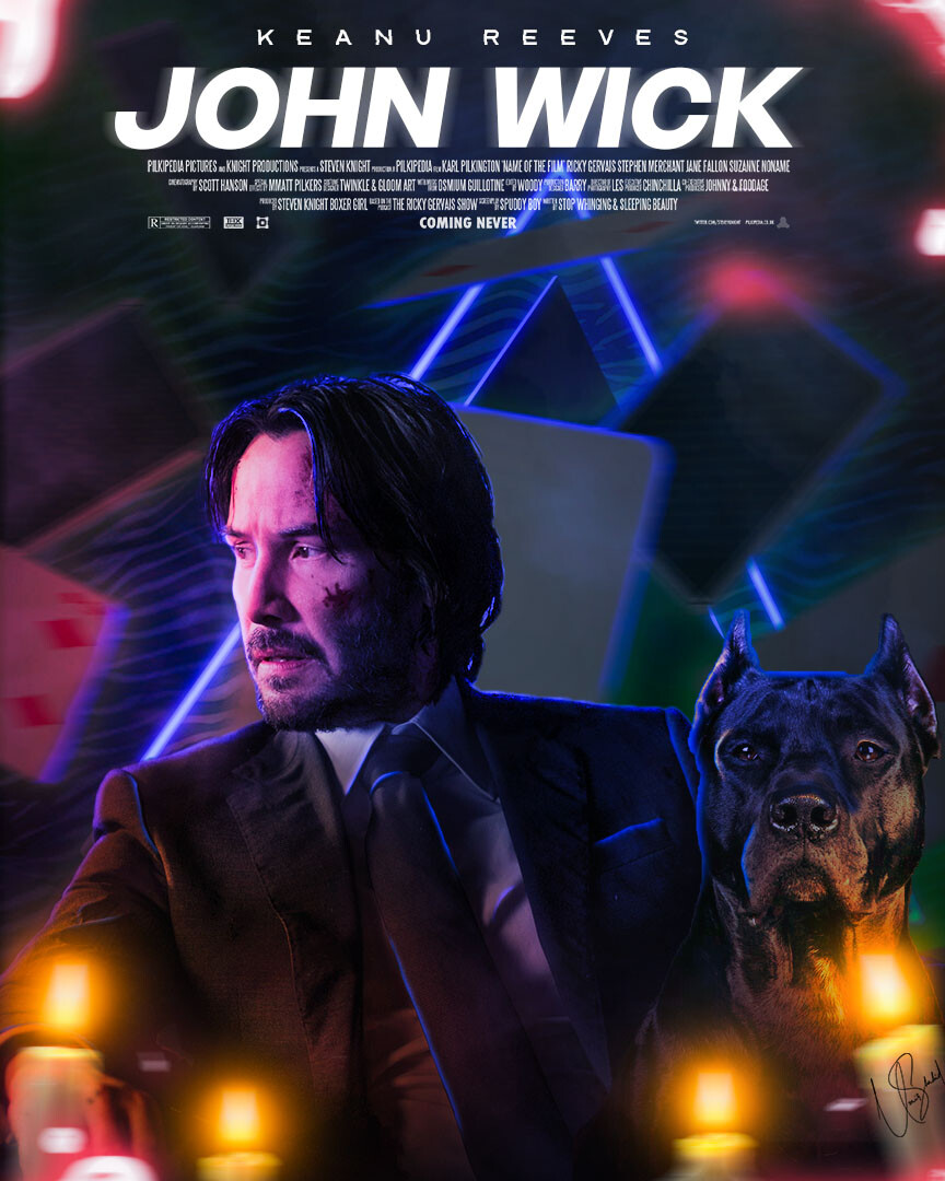 ArtStation - John Wick Chapter 4, Cover Design