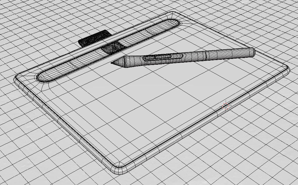 Edgar Allan Yee - Pen Tablet Modeling & Rendering process