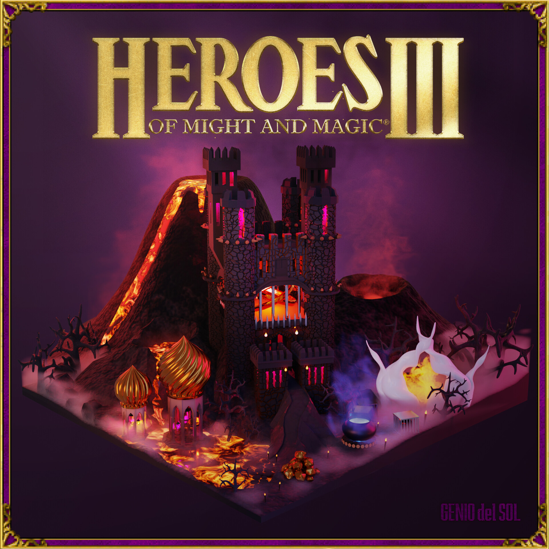 ArtStation - Inferno – Heroes Might & Magic 3