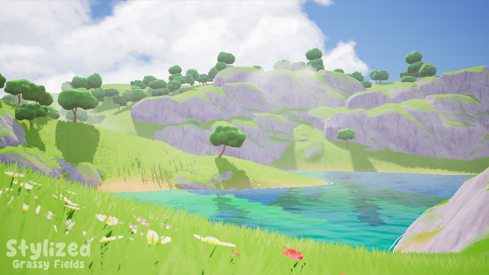 Jack Dunphy - Stylized Grassy Fields - Unreal Marketplace Environment Asset