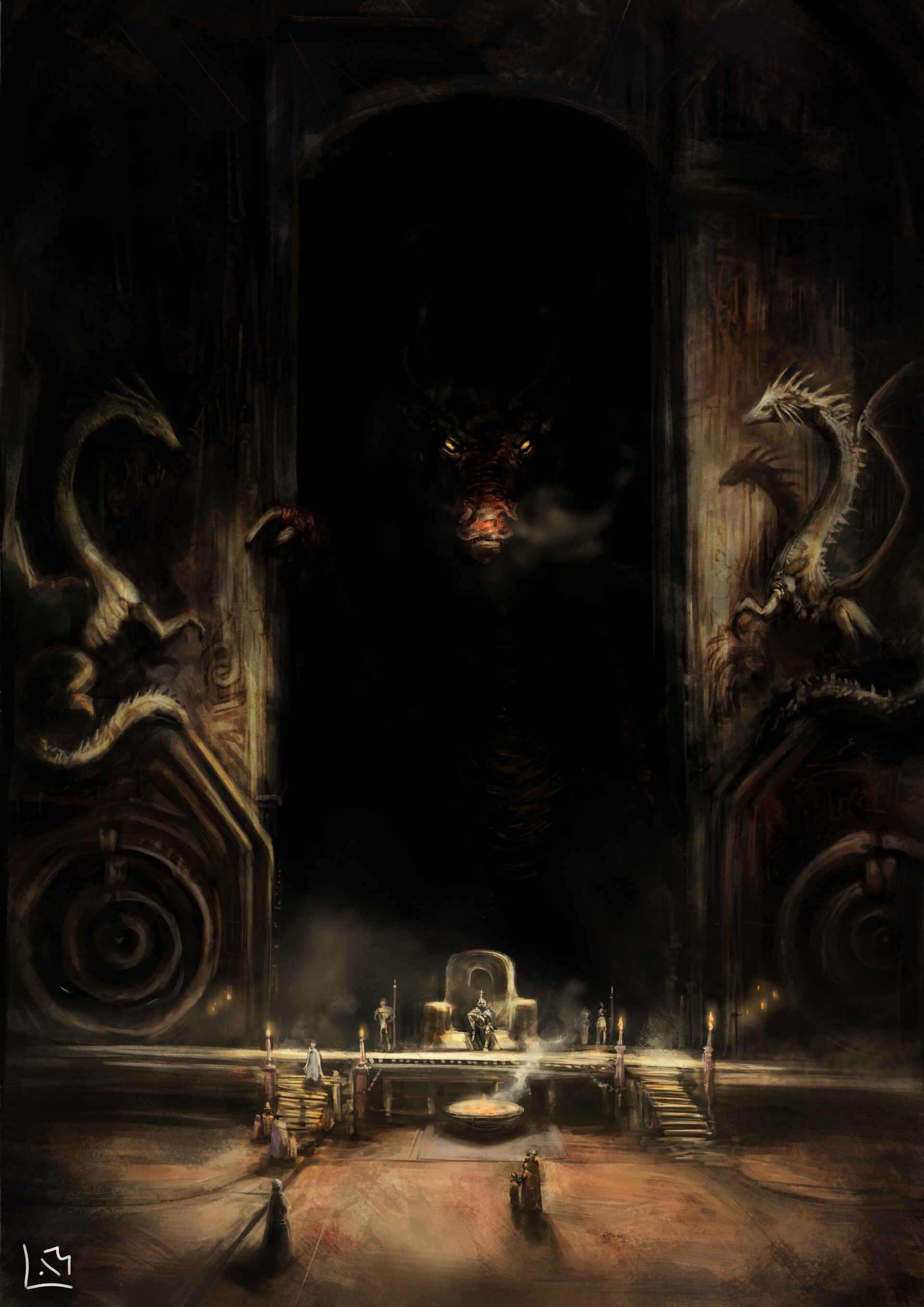 ArtStation - Dragon Hall