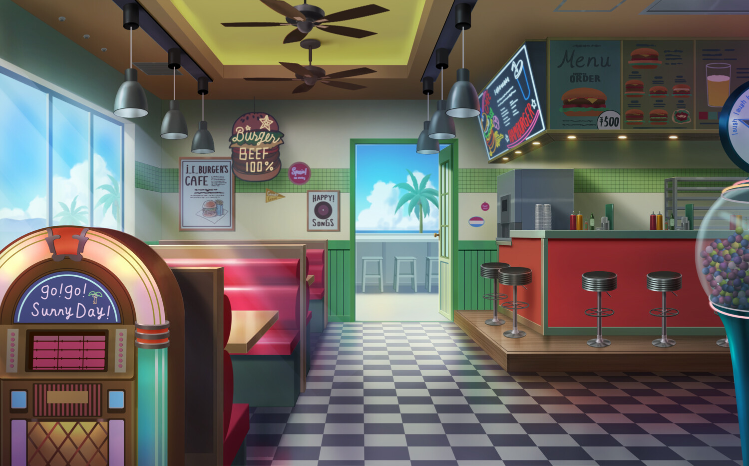 ArtStation - burger shop