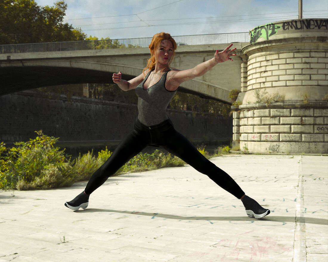 ArtStation - You wanna fight? - Daz3D Studio Render