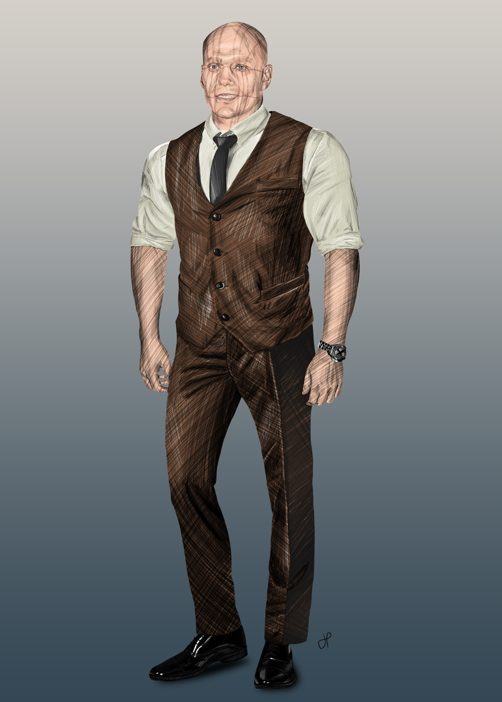 ArtStation - Ghastly Bespoke - Skulduggery Pleasant