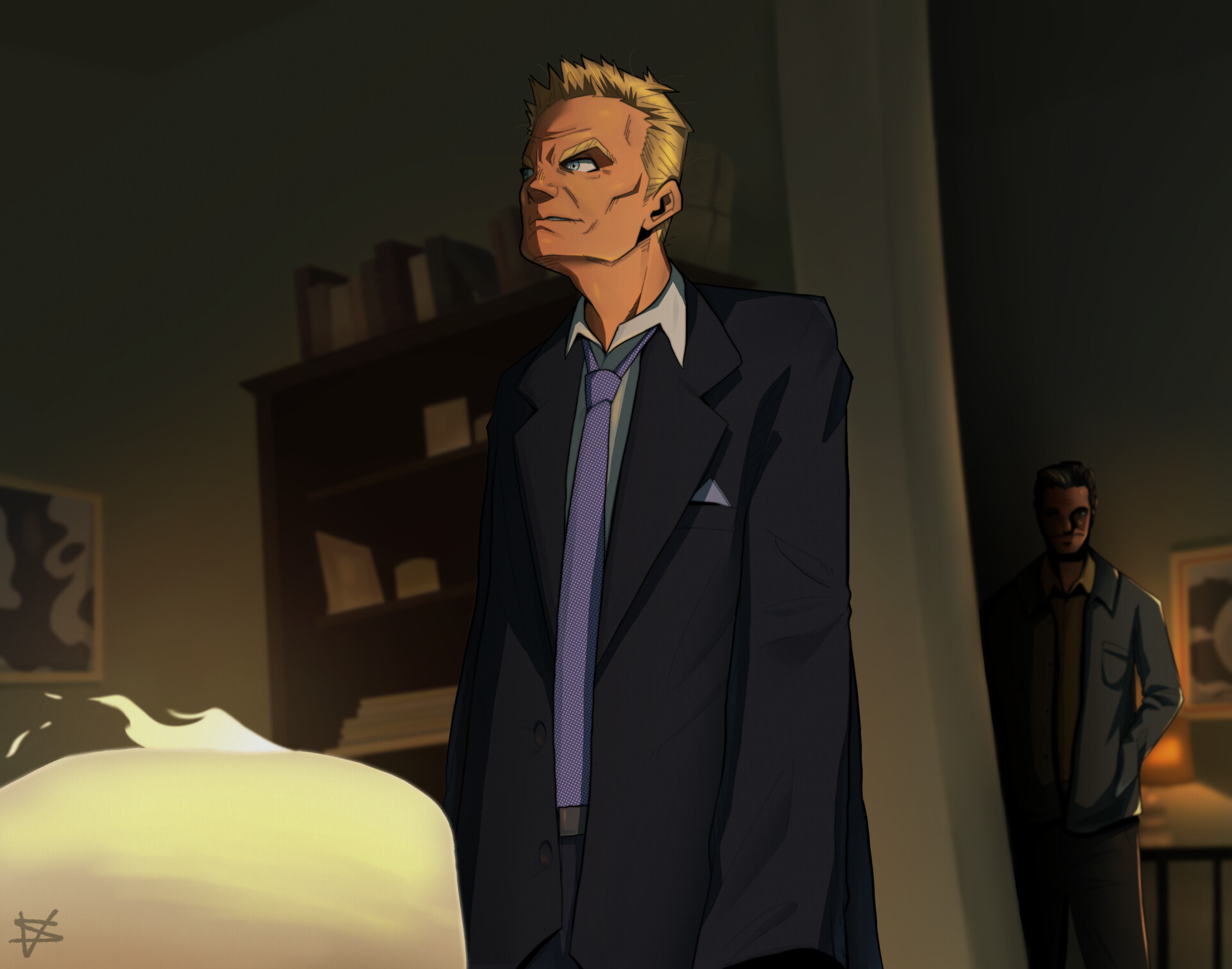 ArtStation - Redrawn scene from "Better Call Saul"