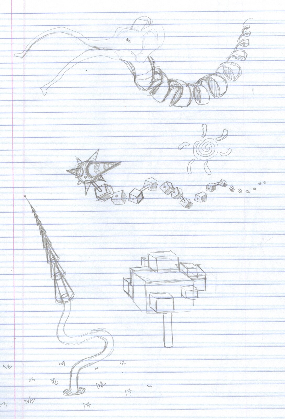 Avery L - Traditional Drawing Collection 3 - Original Work + Game Ideation