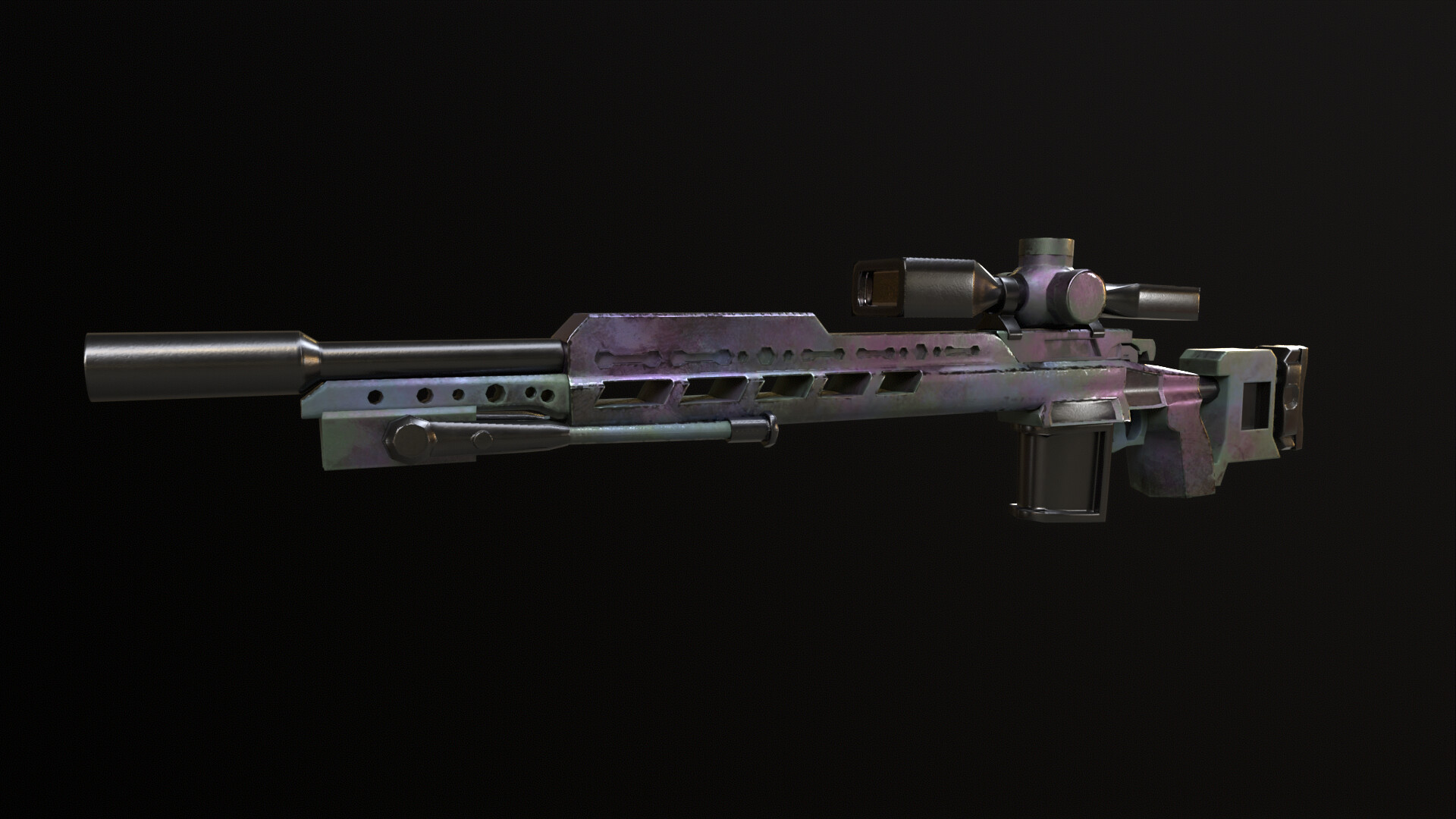 ArtStation - Sniper Rifle Type 2