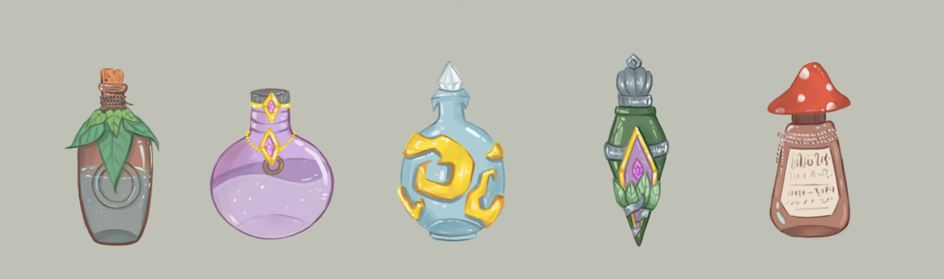 ArtStation - Potions Concept Art