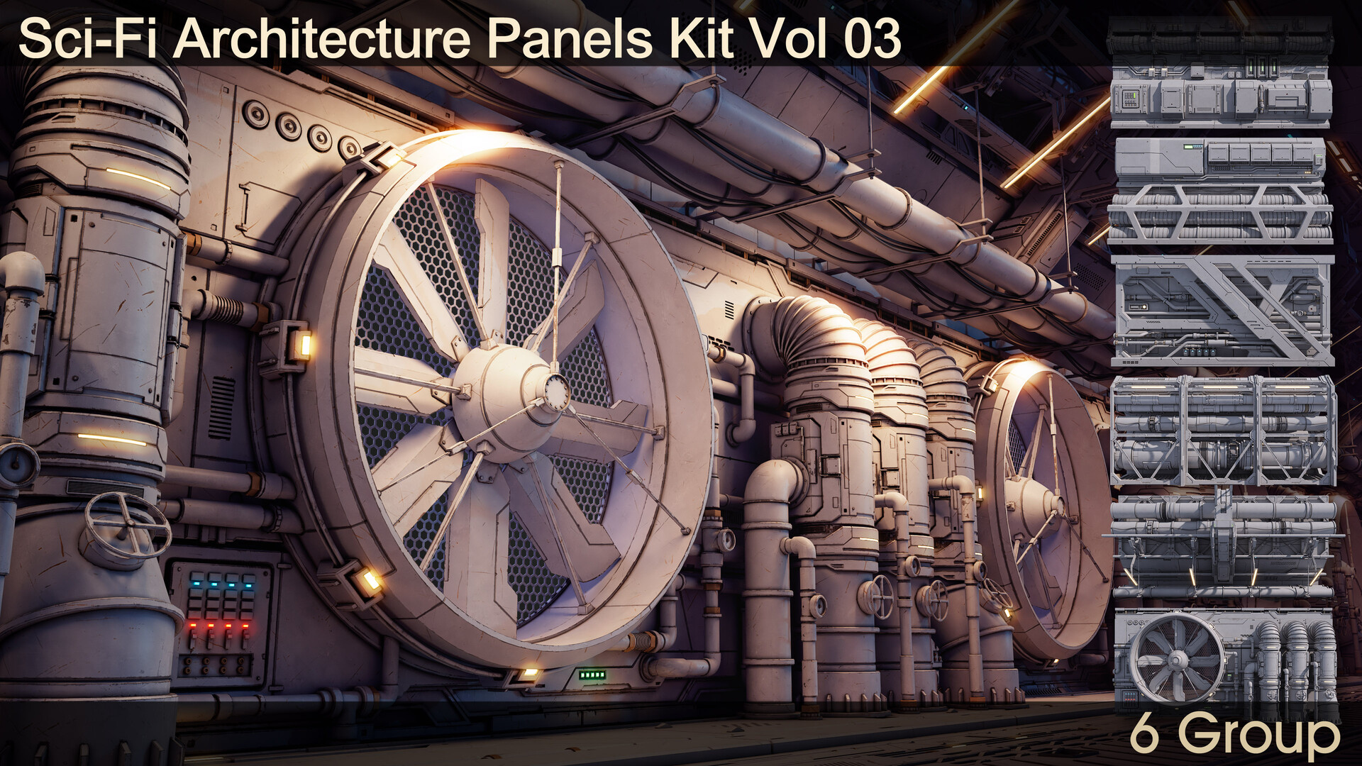REX Hsu - Sci-Fi Architecture Panels Kit Vol 3 2.0