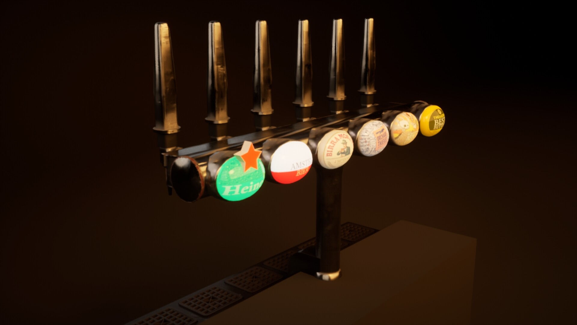 ArtStation - Beer Tap Renders