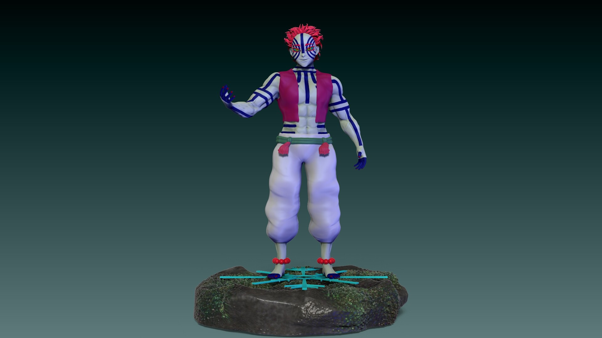 ArtStation - Akaza 3D Sculpt and Texturing