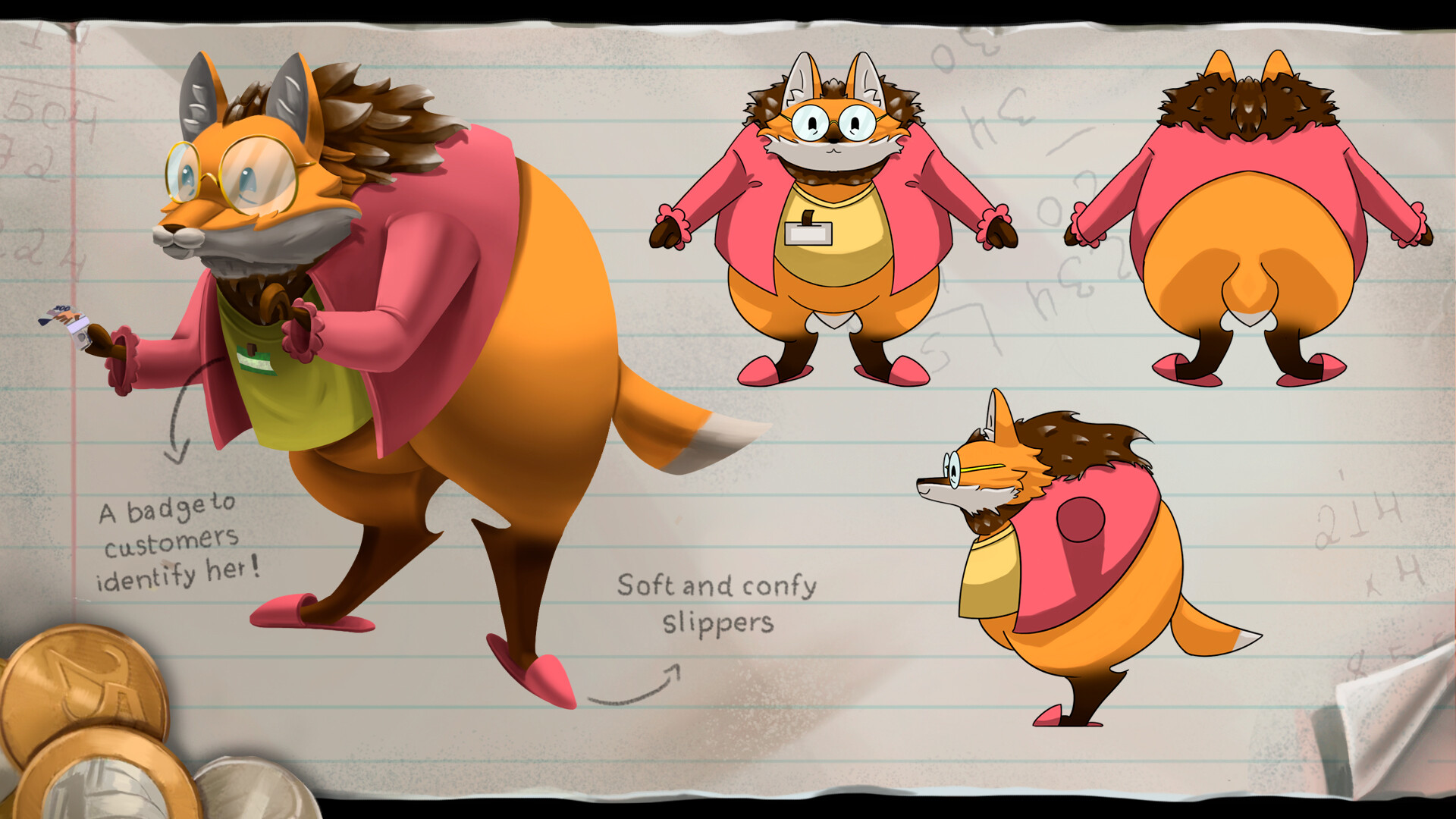 Evelyn Rivero - MANED WOLF - Character Design