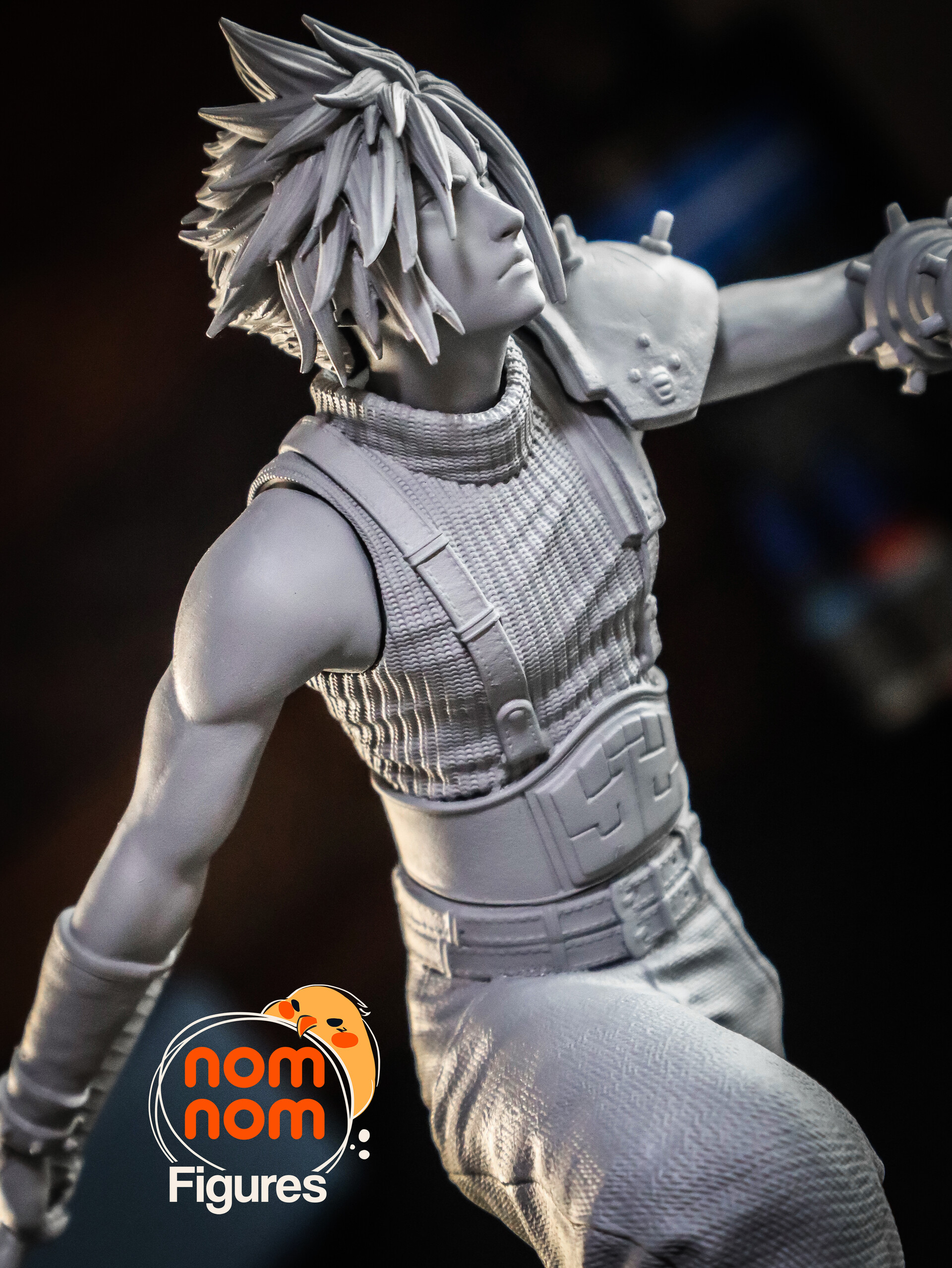 NomNom Figures - Cloud Strife- Final Fantasy VII