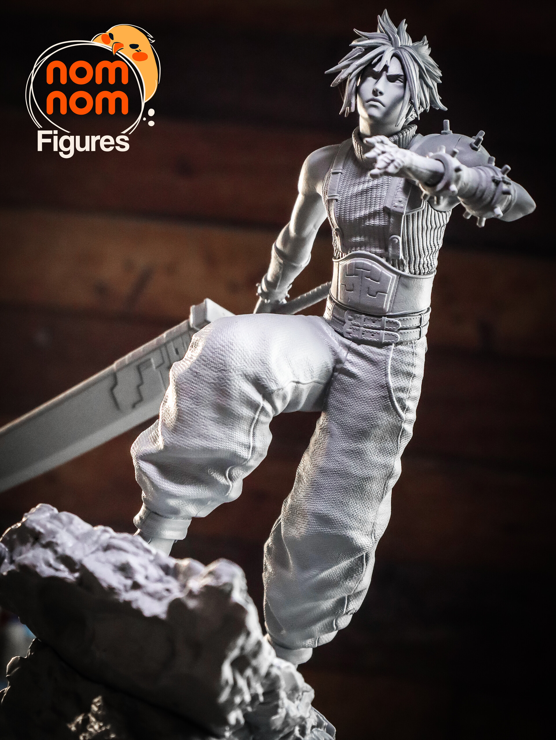 NomNom Figures - Cloud Strife- Final Fantasy VII