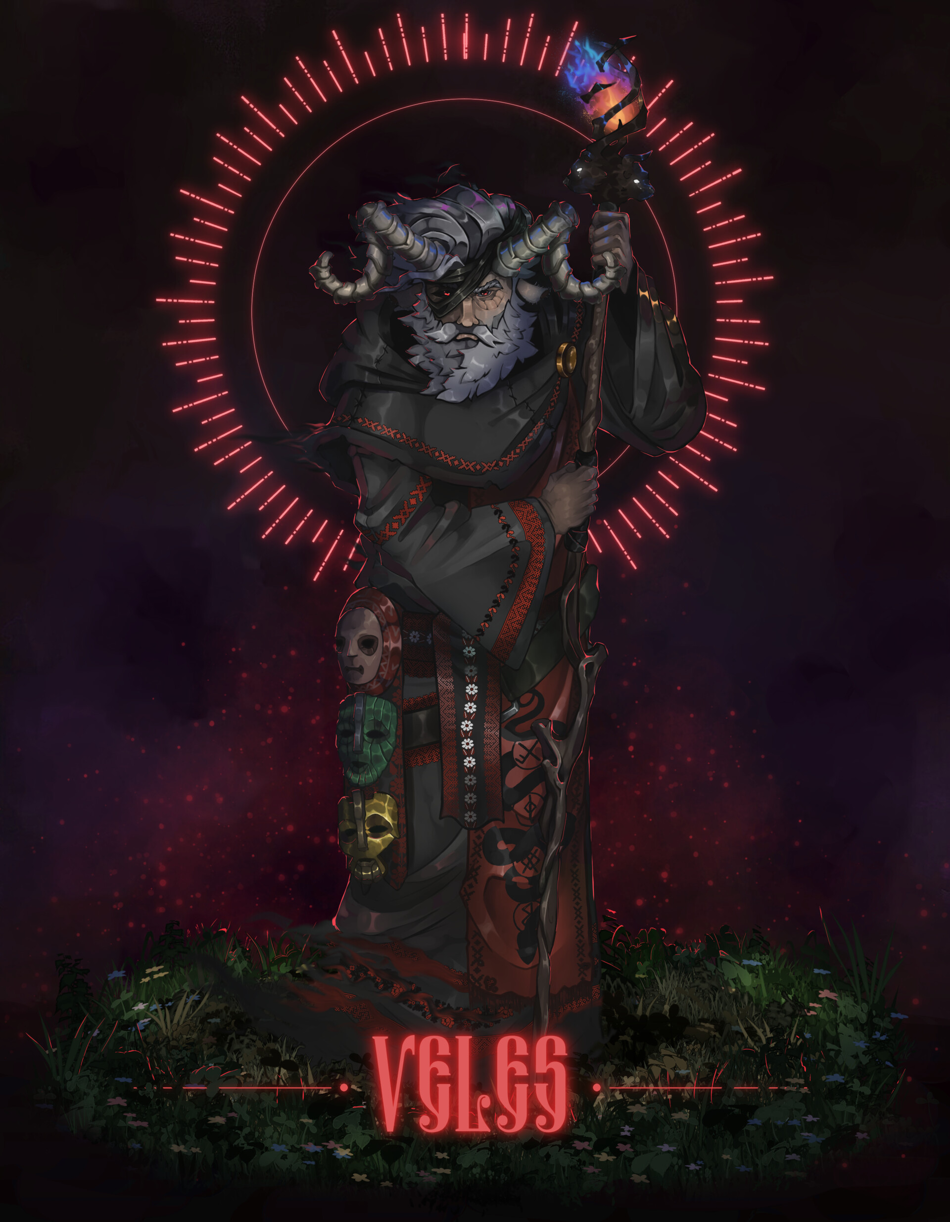 ArtStation - Veles - God of nature and fertility