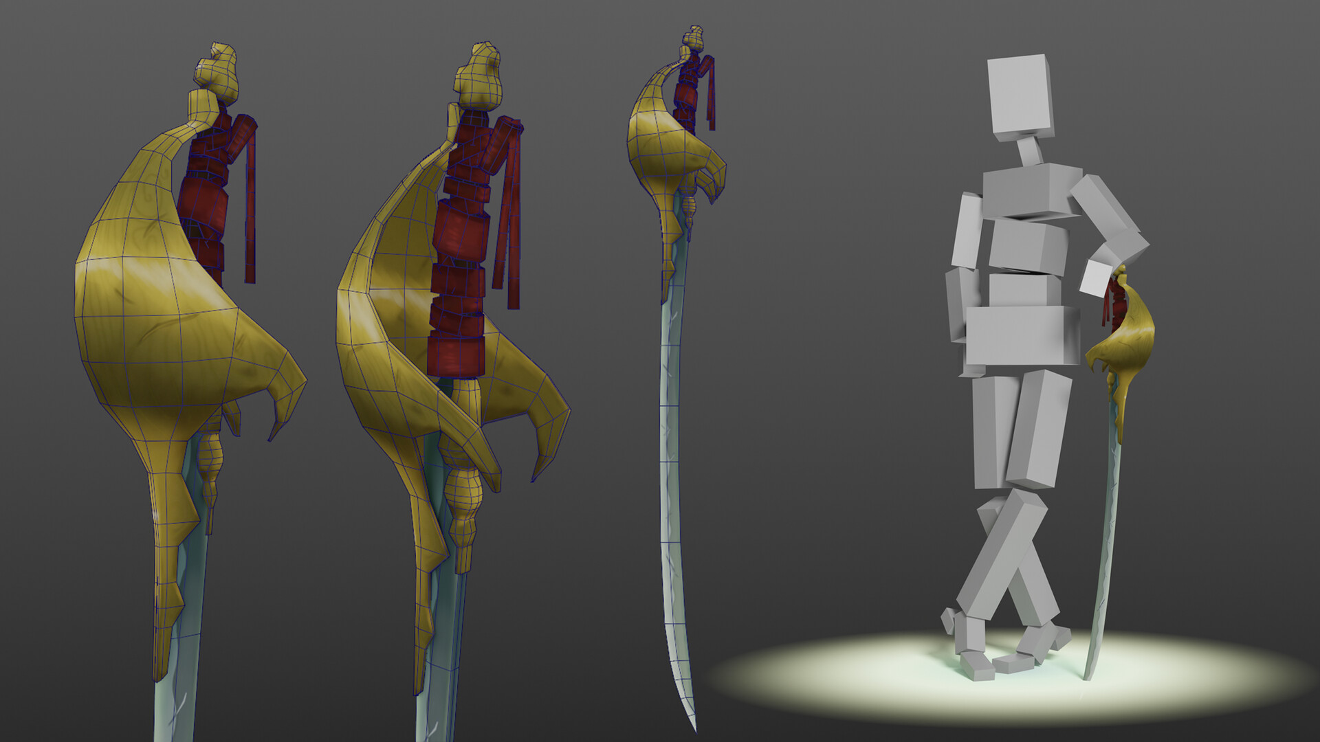 ArtStation - Saber model + textures