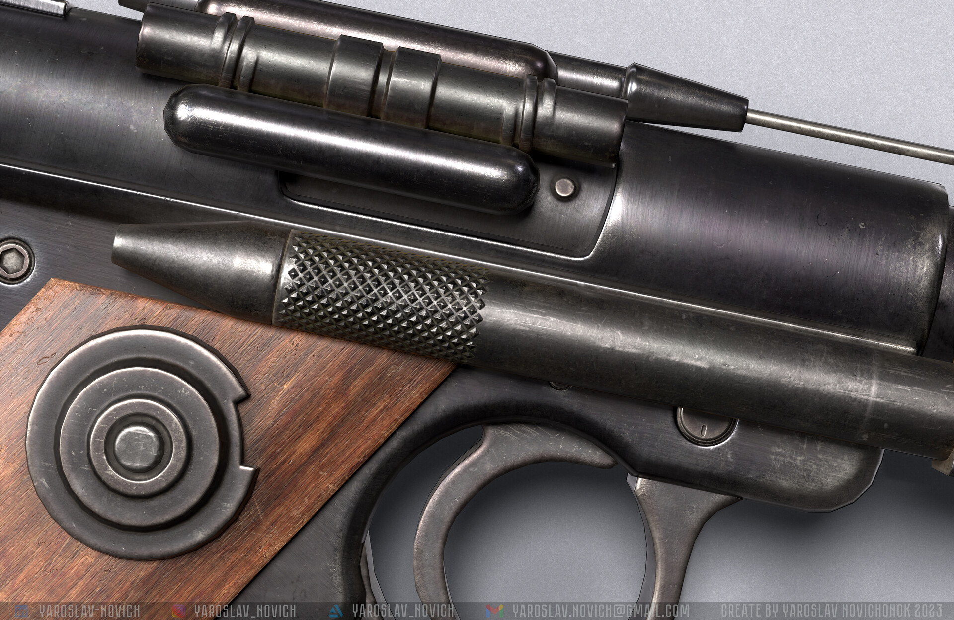 Yaroslav Novichonok - DT-12 Heavy Blaster Pistol Star Wars Gun