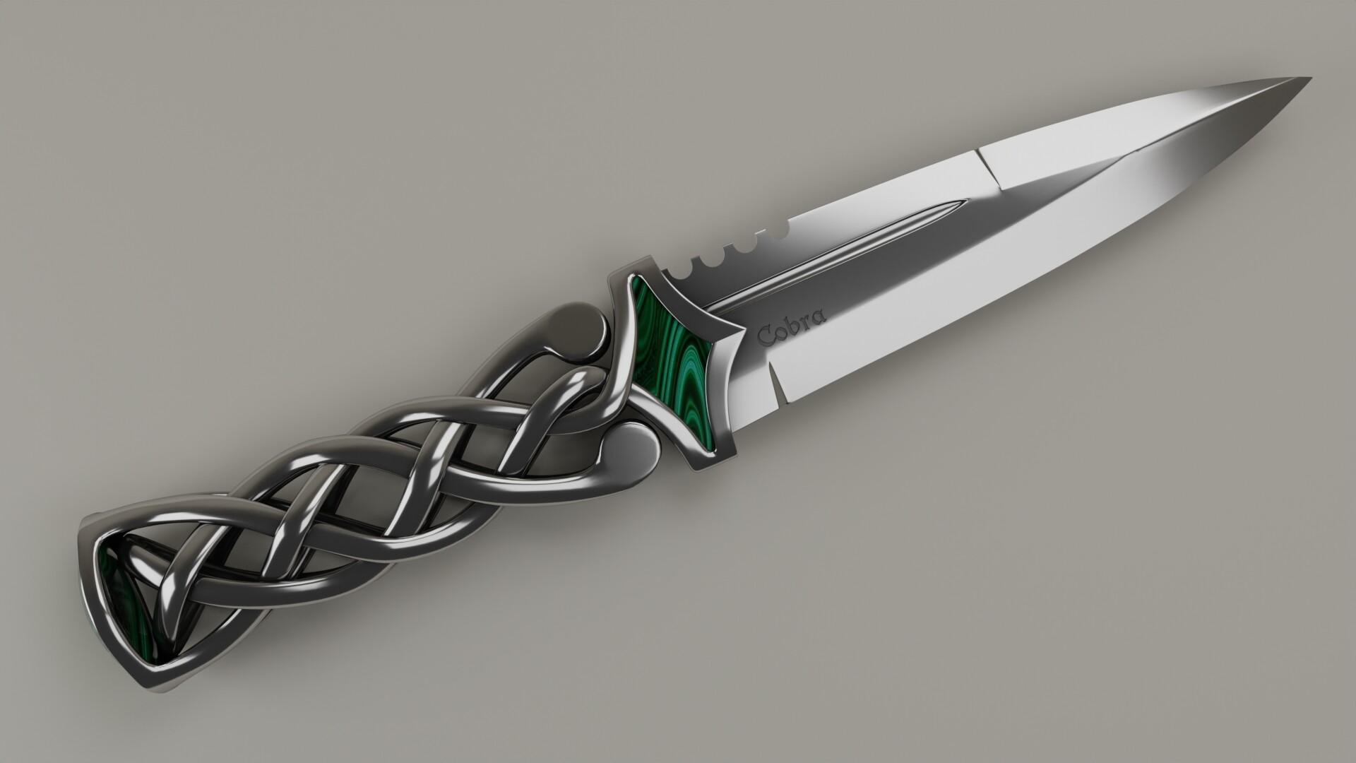 ArtStation - Malachite knife
