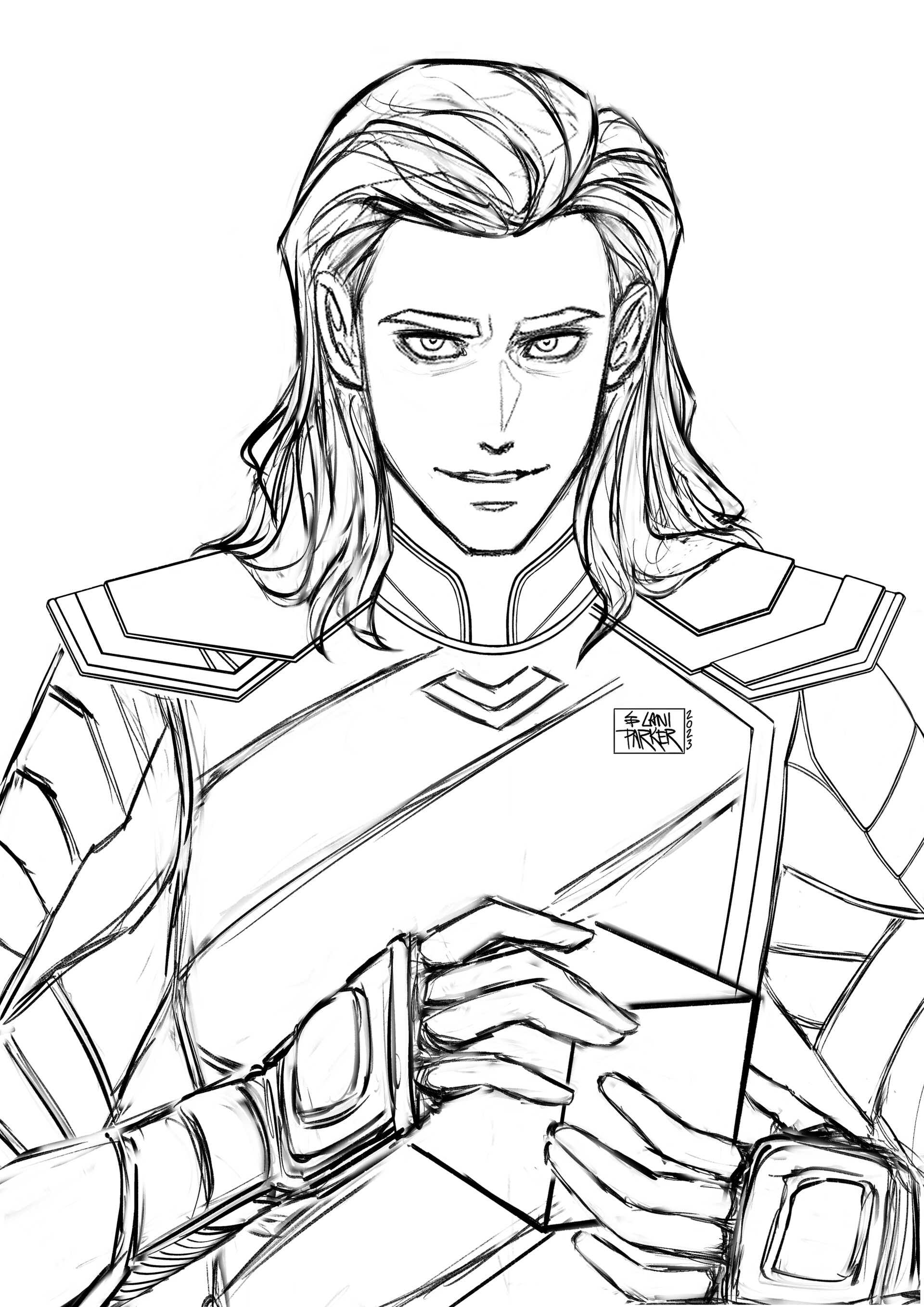 loki coloring page