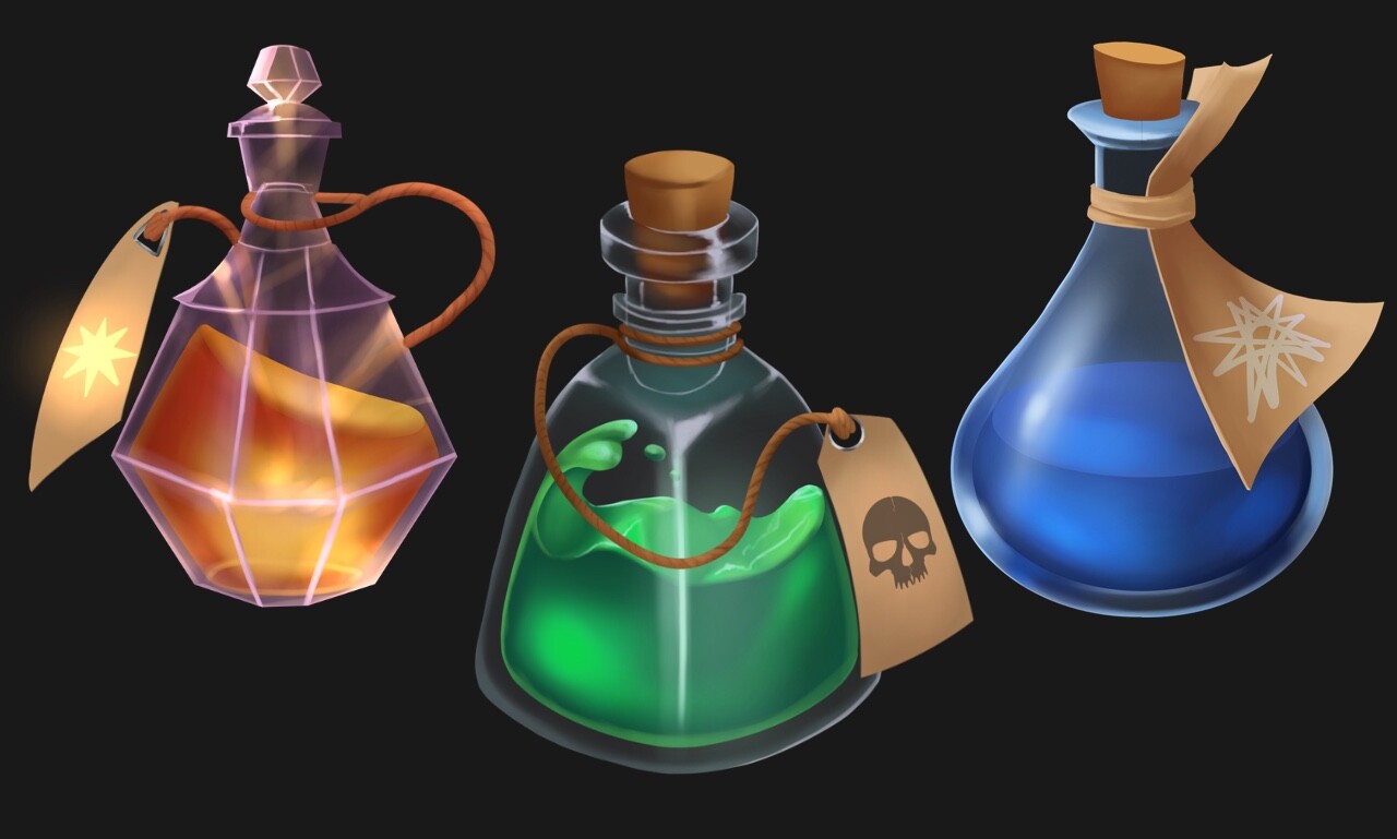 ArtStation - Bottles