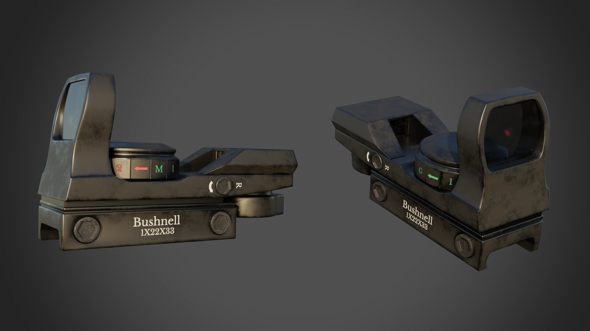 ArtStation - Red Dot Sight