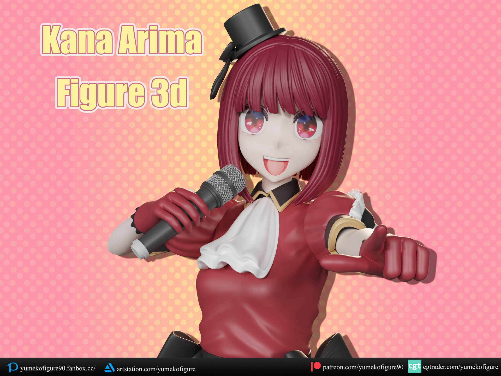 ArtStation - Kana Arima figure 3d