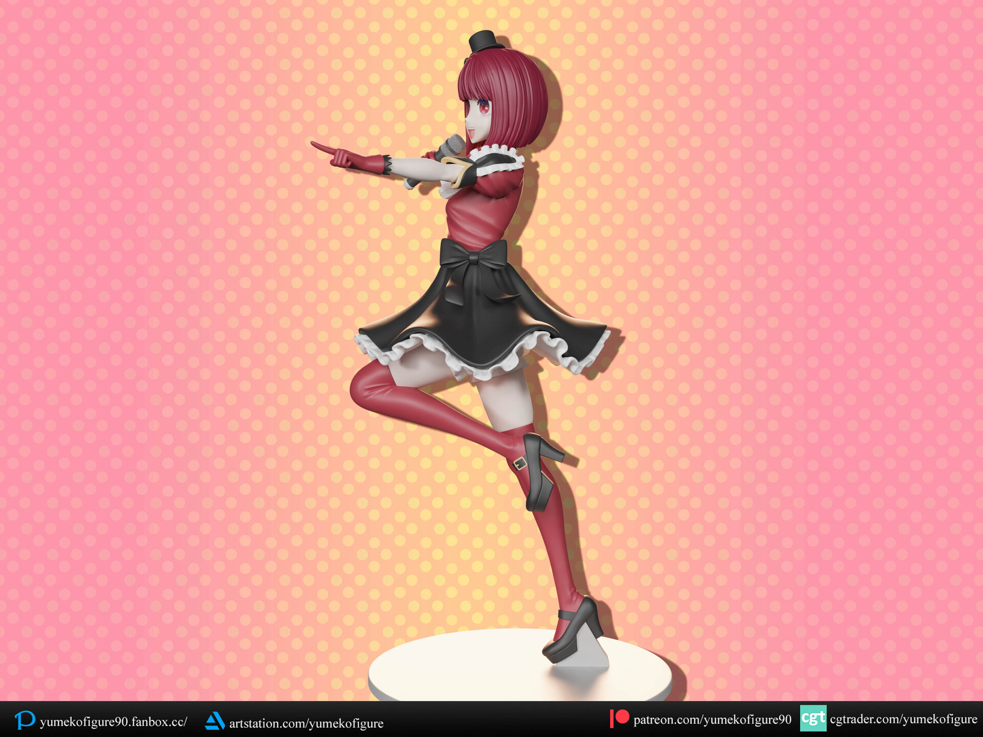 luca romagnoli - Kana Arima figure 3d